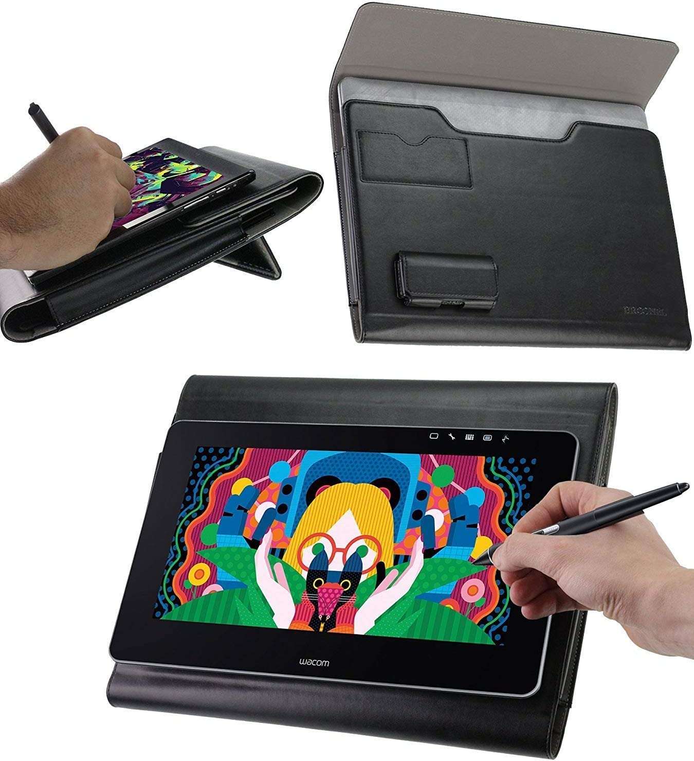 Broonel Black Case For XP-PEN Deco Pro S Graphic Drawing Tablet ...