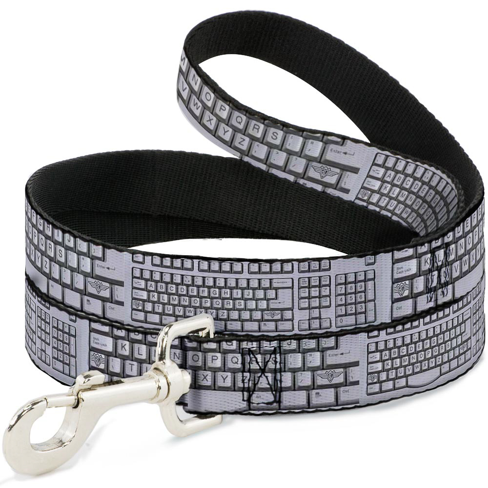 DOG LEASH 6-FEET BD Keyboard NARROW 0.5" (US IMPORT) $42.15 - PicClick AU
