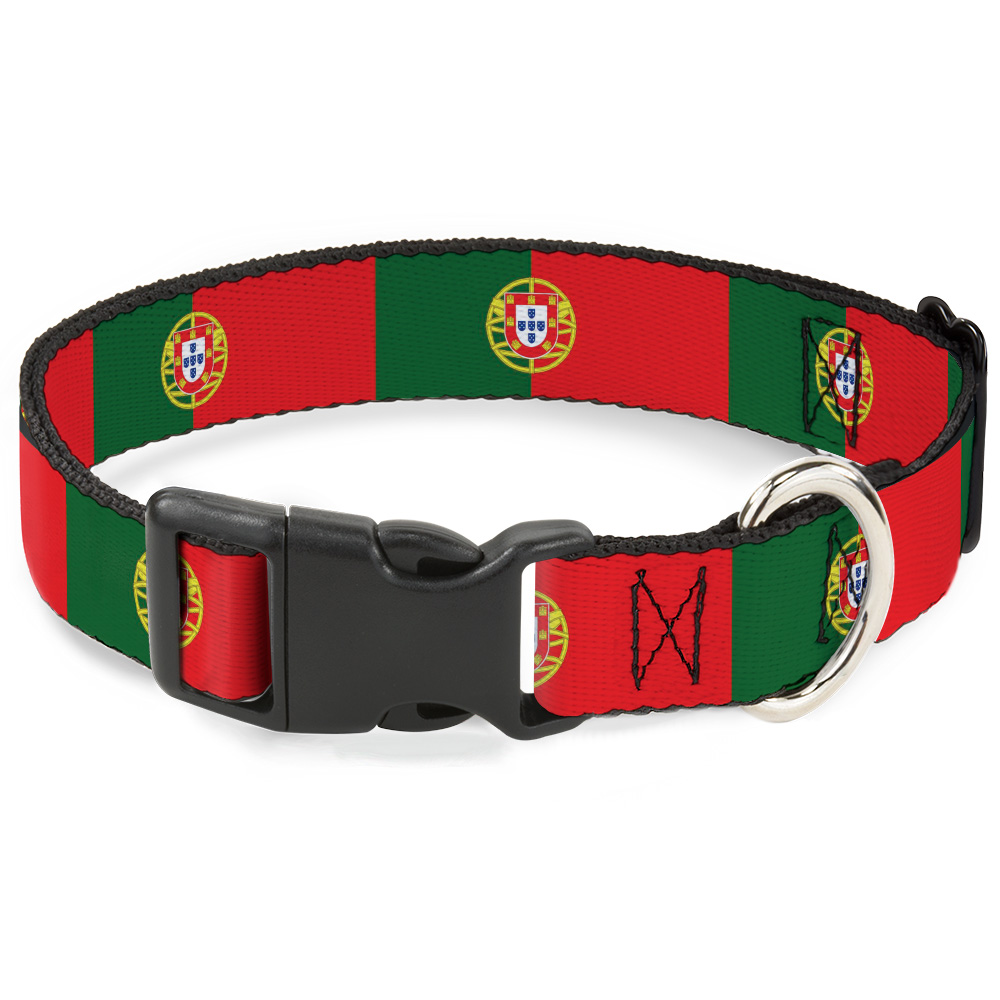 Plastic Clip Collar Portugal Flag Green/Red Small 9.5-13" 190882796570 ...
