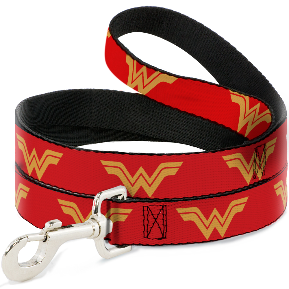 Dog Leash DC League of Super-Pets Wonder Woman Logo Red/Yellow (US ...