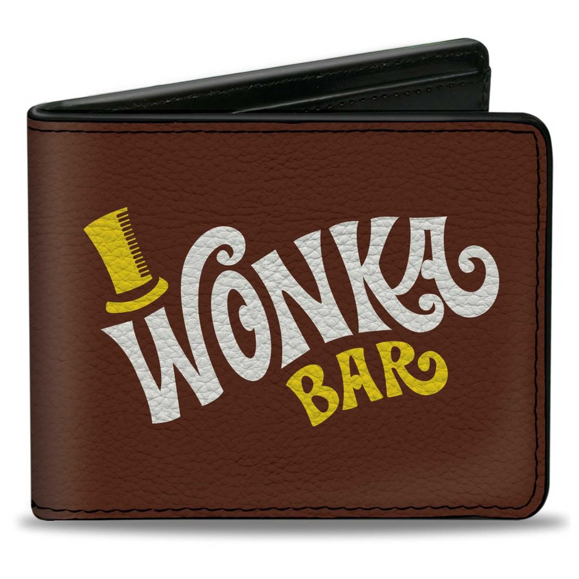 BI-FOLD WALLET WILLY Wonka and the Chocolate Factory WONKA BAR Wrapper ...