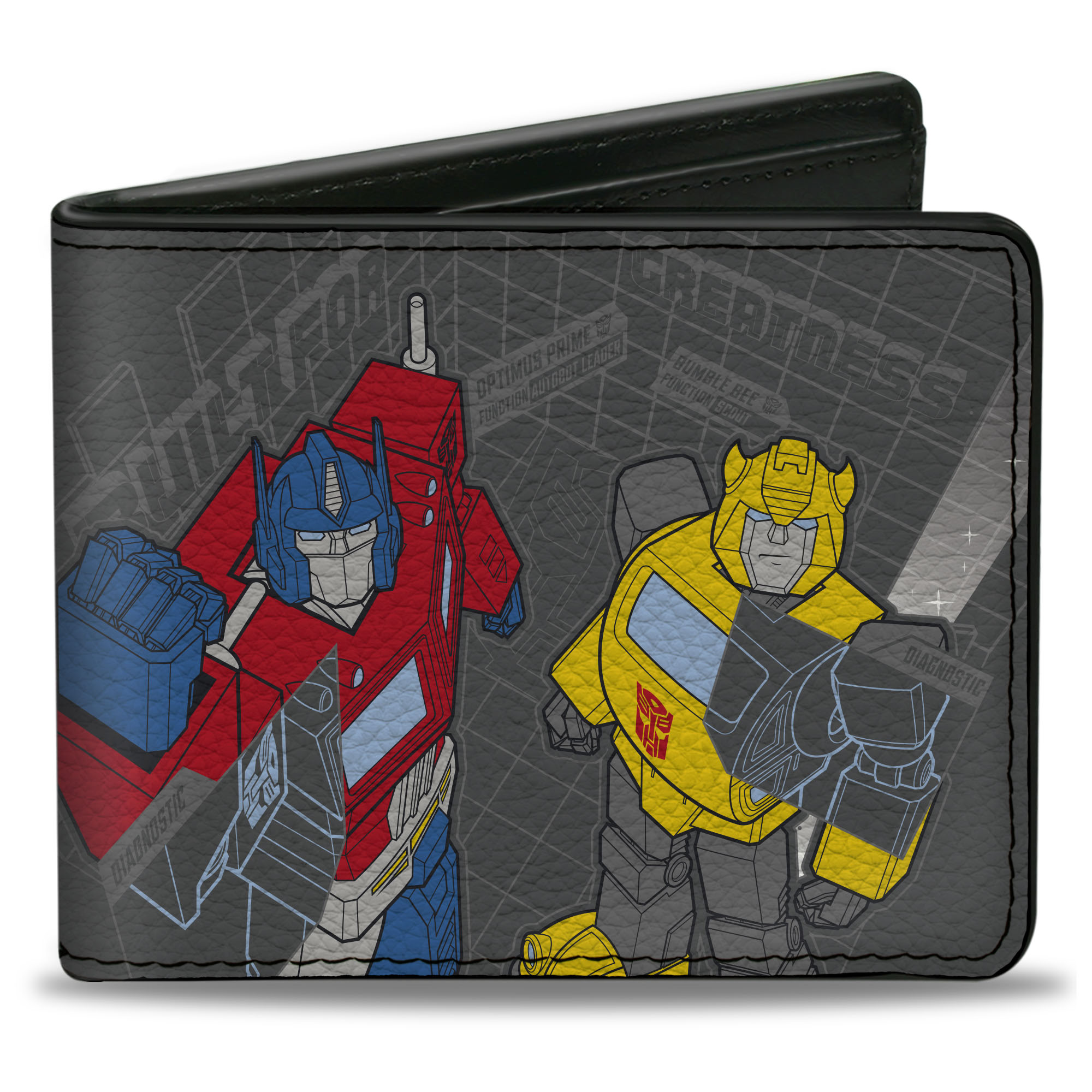 BI-FOLD WALLET TRANSFORMERS Optimus Prime and Bumblebee BUILT FOR ...