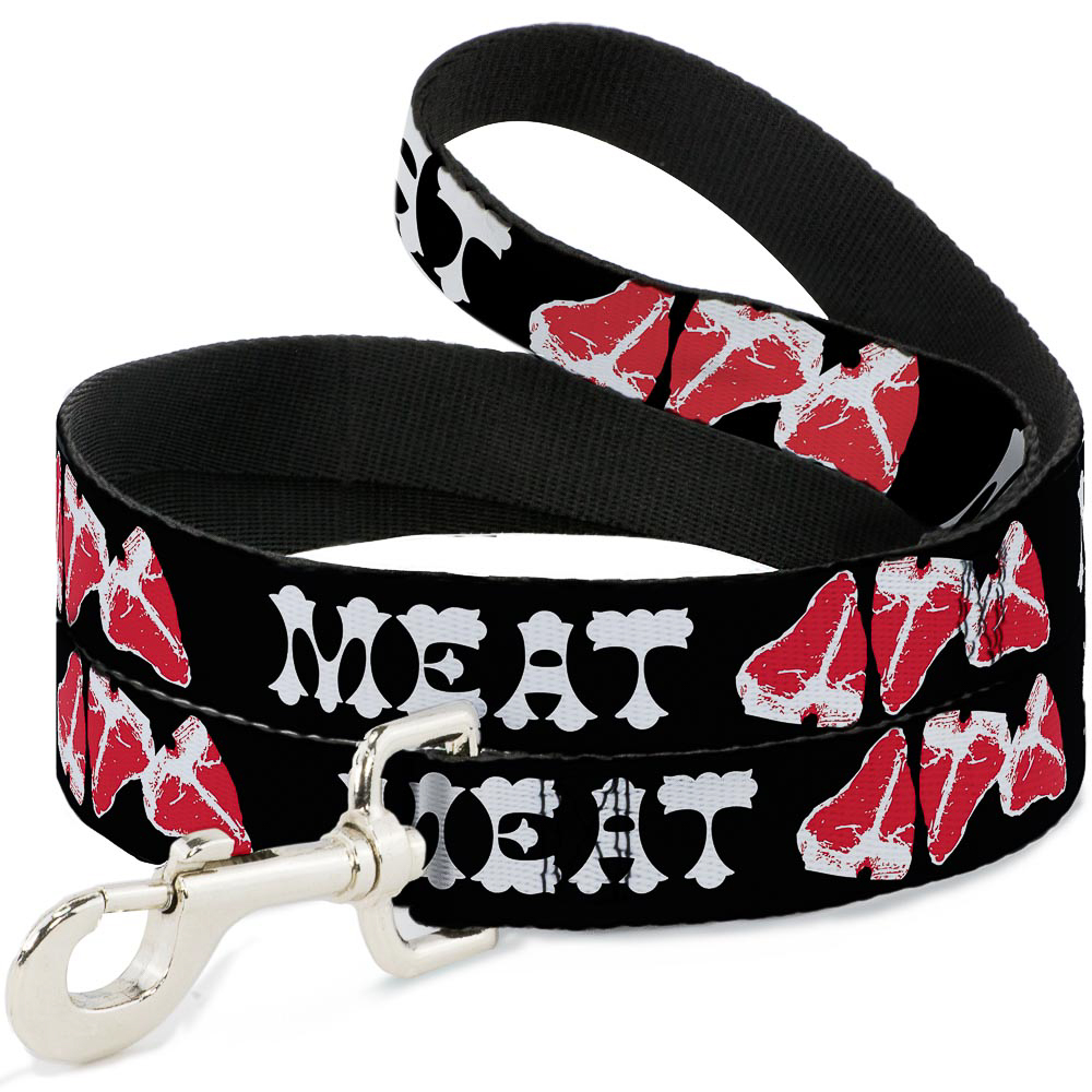 Dog Leash Steaks w/MEAT Text 700146098168| eBay