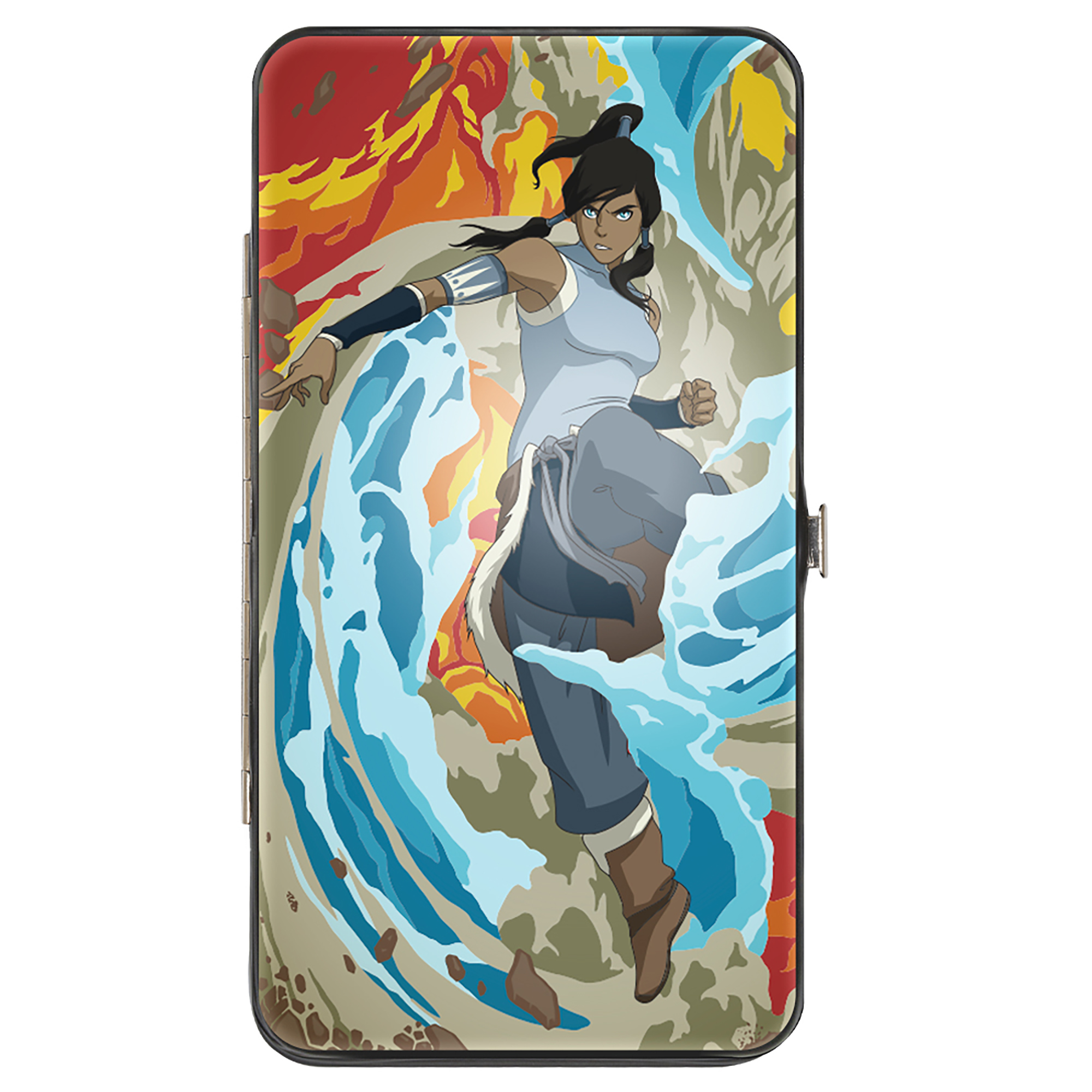 HINGED WALLET THE Legend of Korra Avatar Korra Elements Swirl Pose and ...