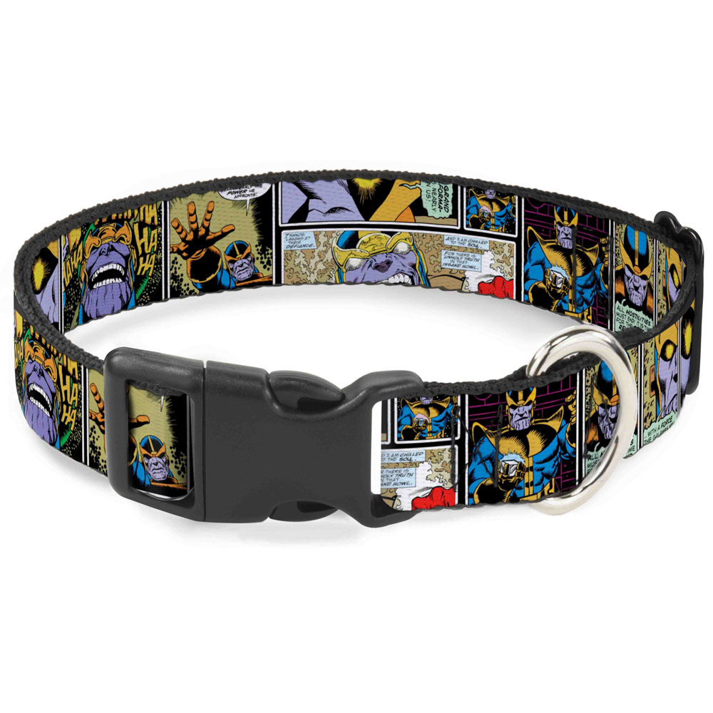 Plastic Clip Collar Thanos Comic Scene Blocks WIDE-Small 13-17 ...