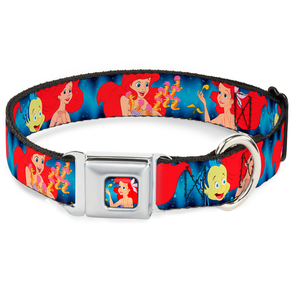 Dog Collar DYEM-Ariel Daydreaming Blues The Little Mermaid Under the ...