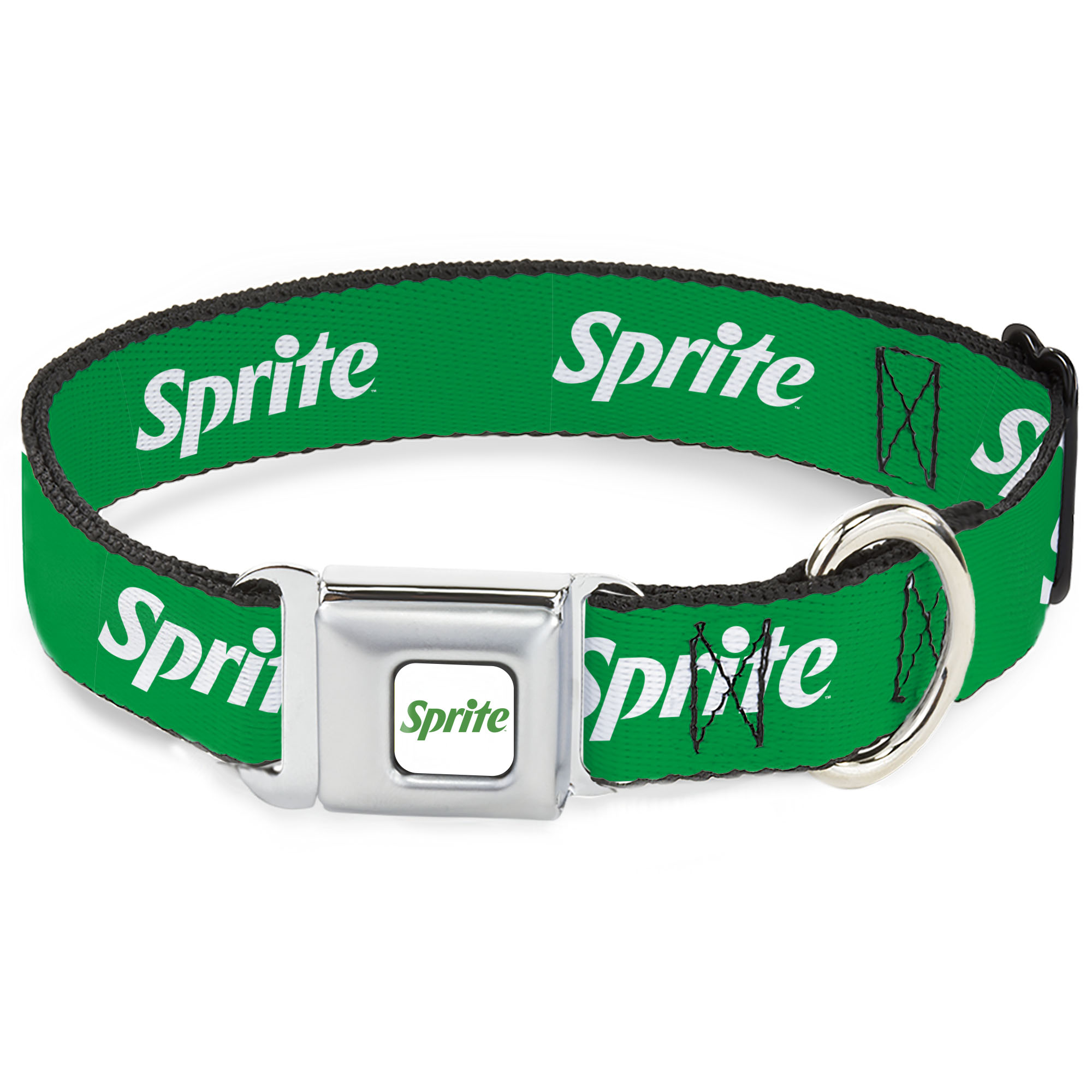 Dog Collar CKW-SPRITE Logo Full Color White/Green SPRITE Logo Green ...