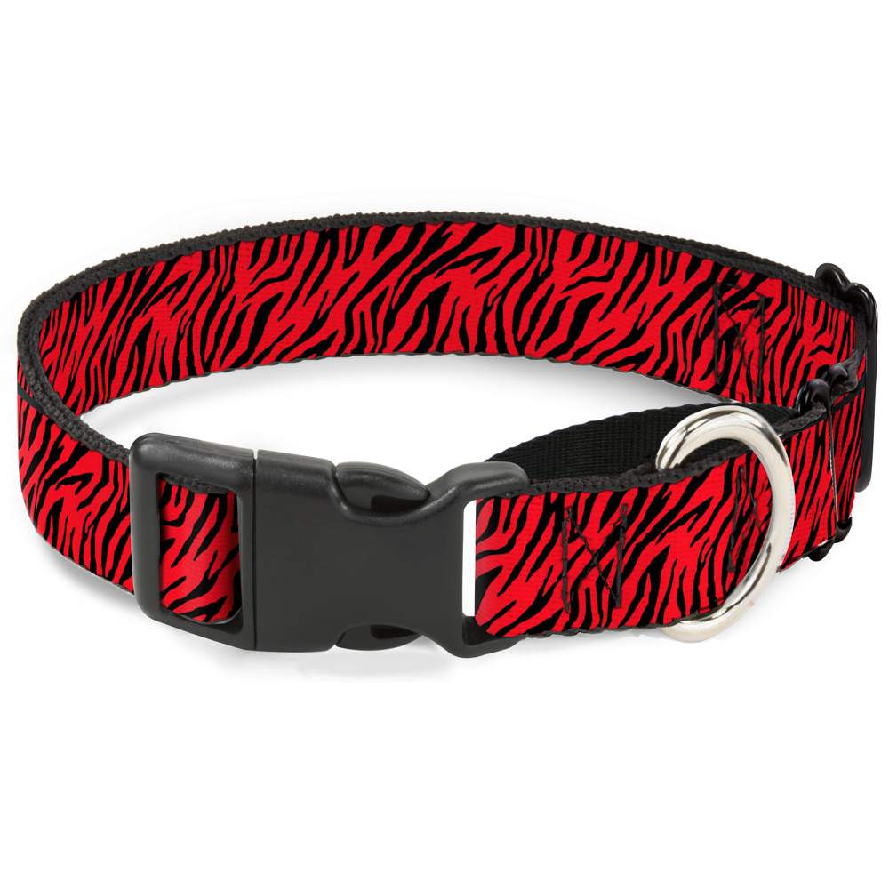 Plastic Martingale Collar Zebra 2 Red WIDE-Small 13-18" 190882073541| eBay