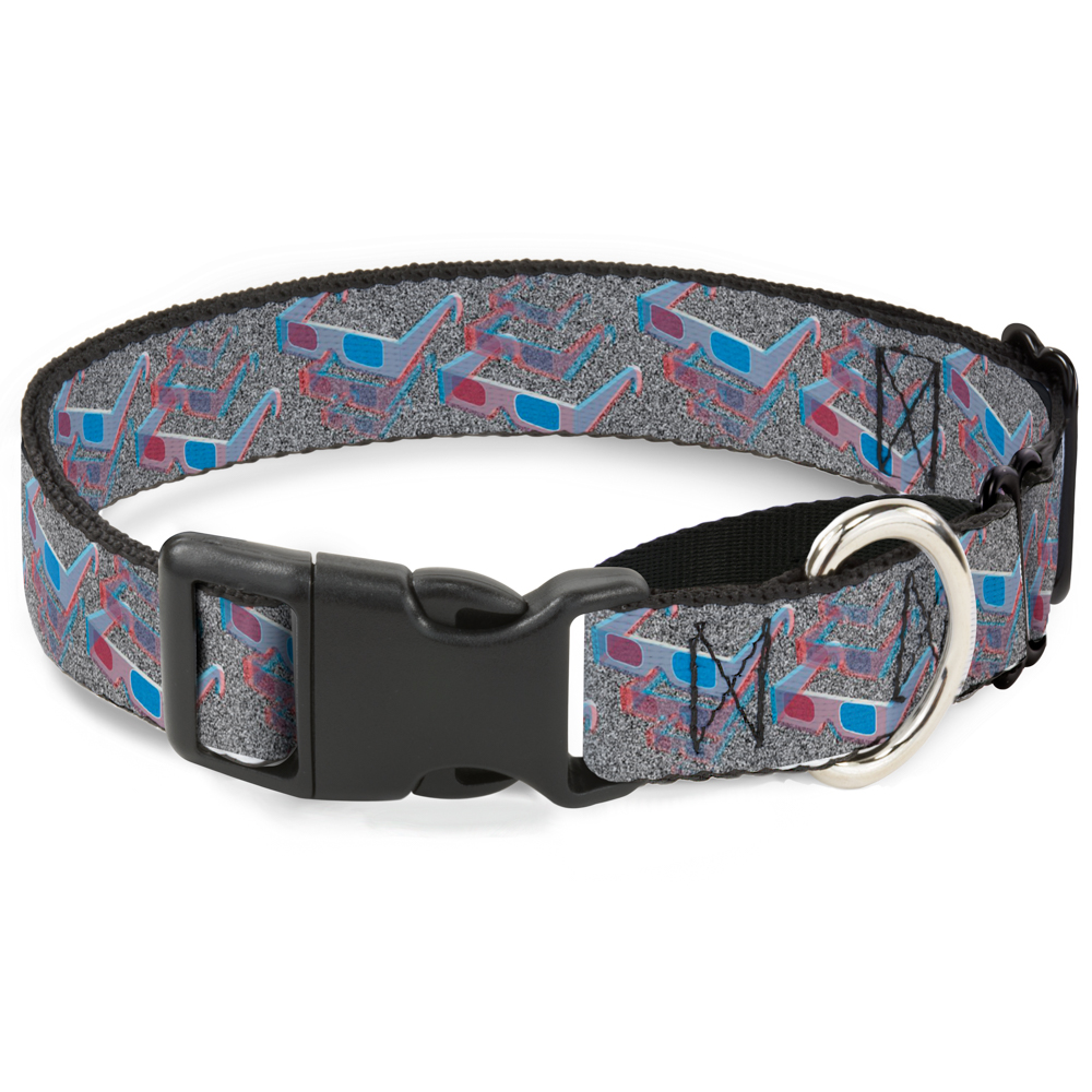 Plastic Martingale Collar 3-D Glasses w/TV Noise WIDE-Medium 16-23" (US ...