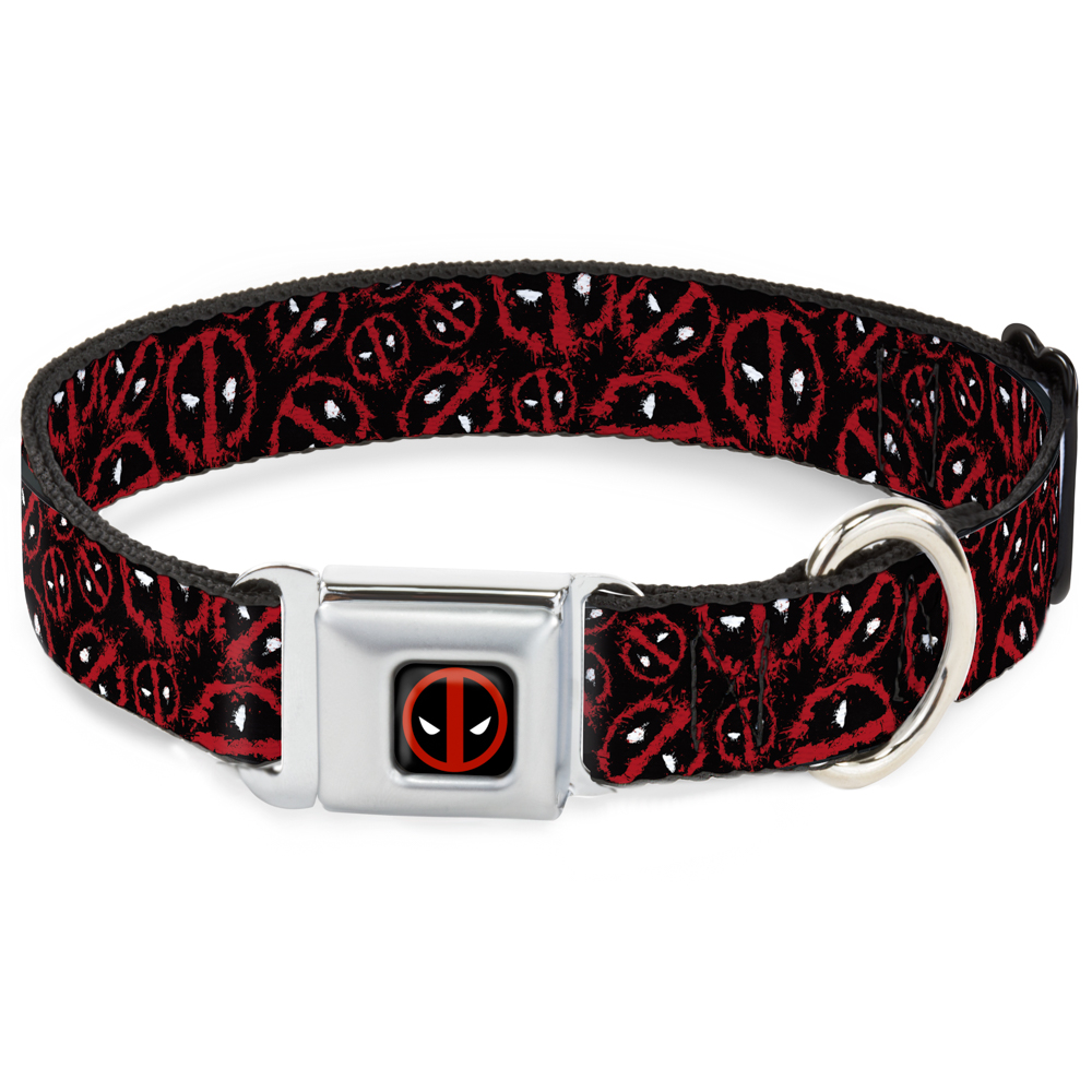 MARVEL DEADPOOL Dog Collar DPA-Deadpool Logo Black/Red/White Deadp (US ...