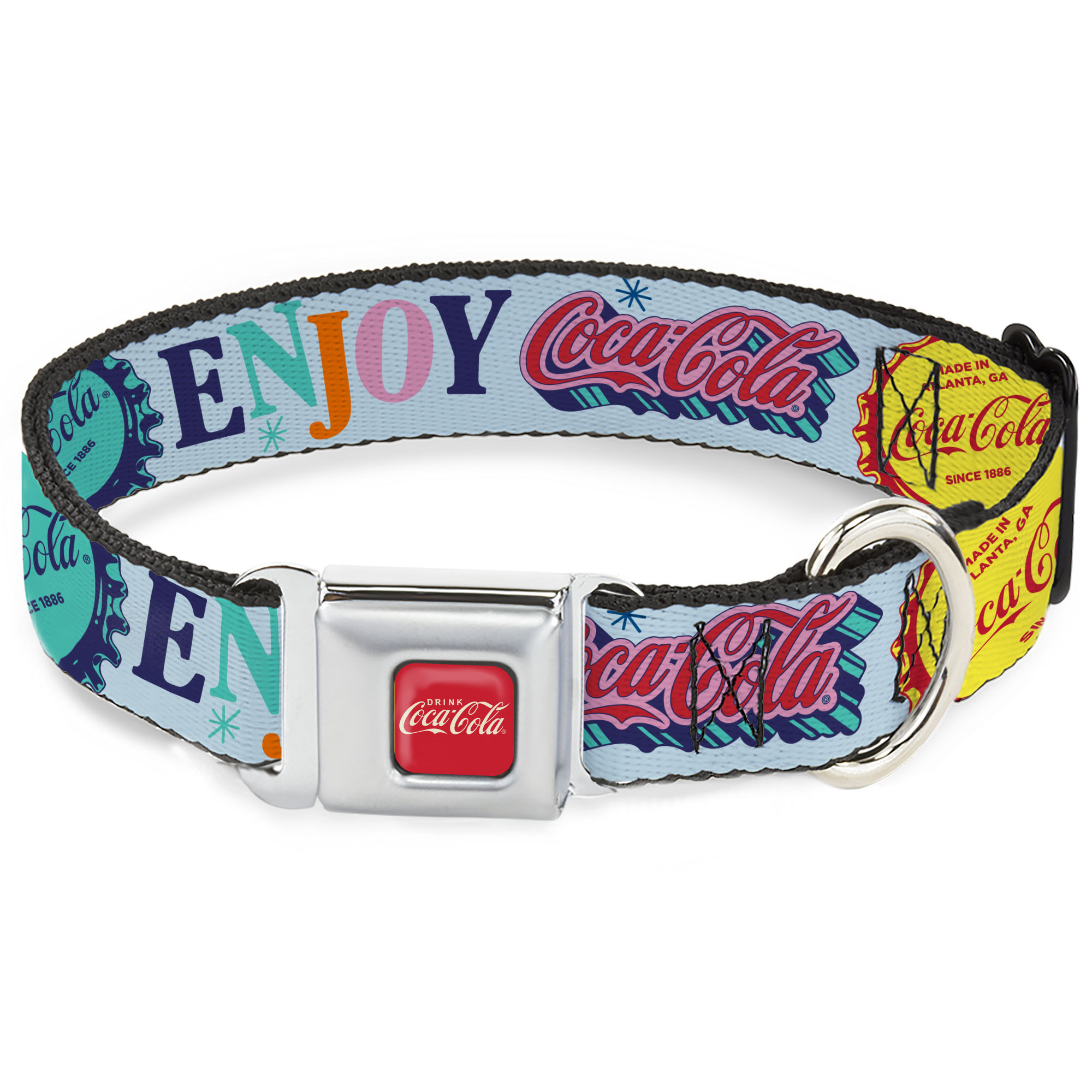 Dog Collar CKAA-DRINK COCA-COLA Logo Full Color Red/White COCA-COLA ...
