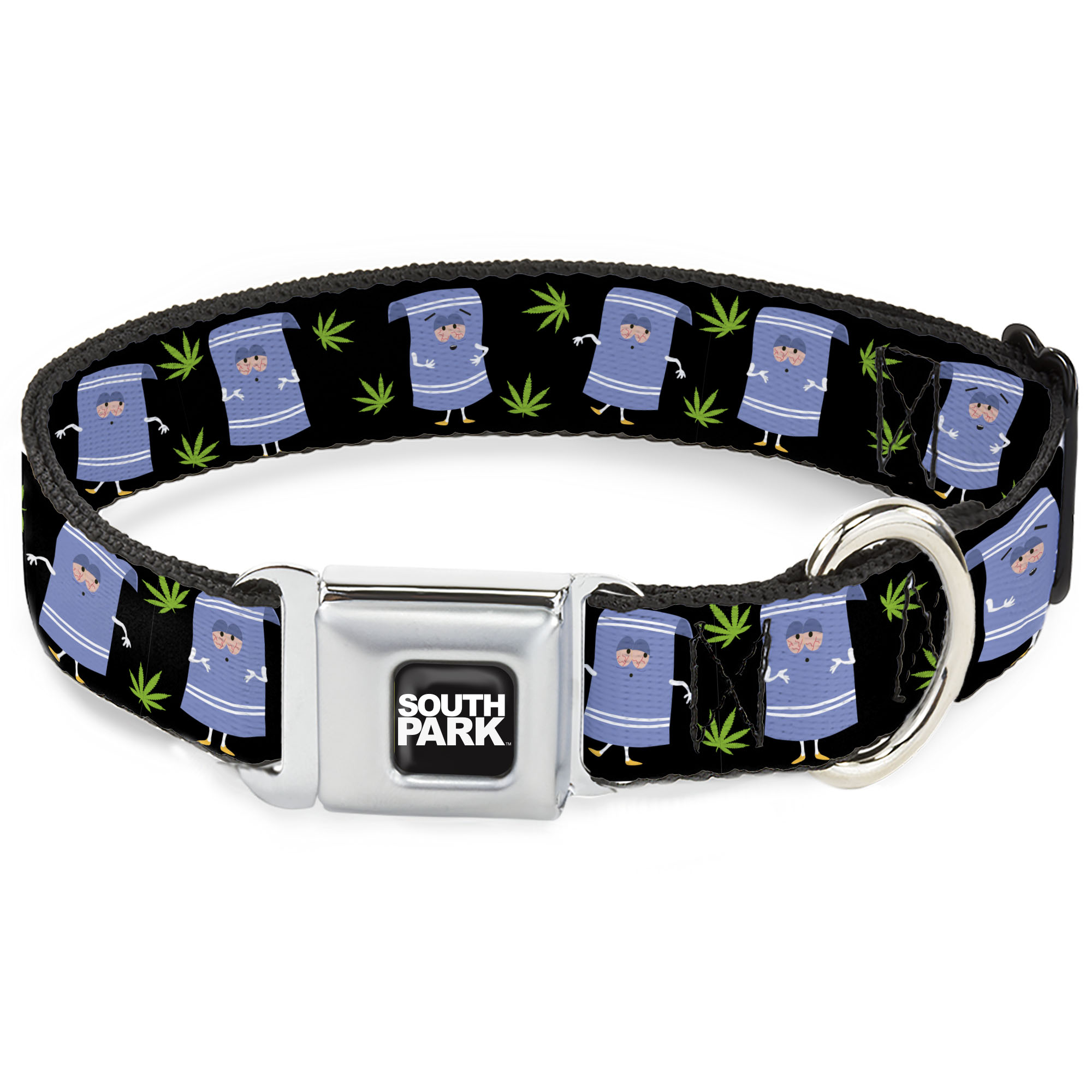 Dog Collar SPO-SOUTH PARK Title Logo Full Color Black/White South Park ...