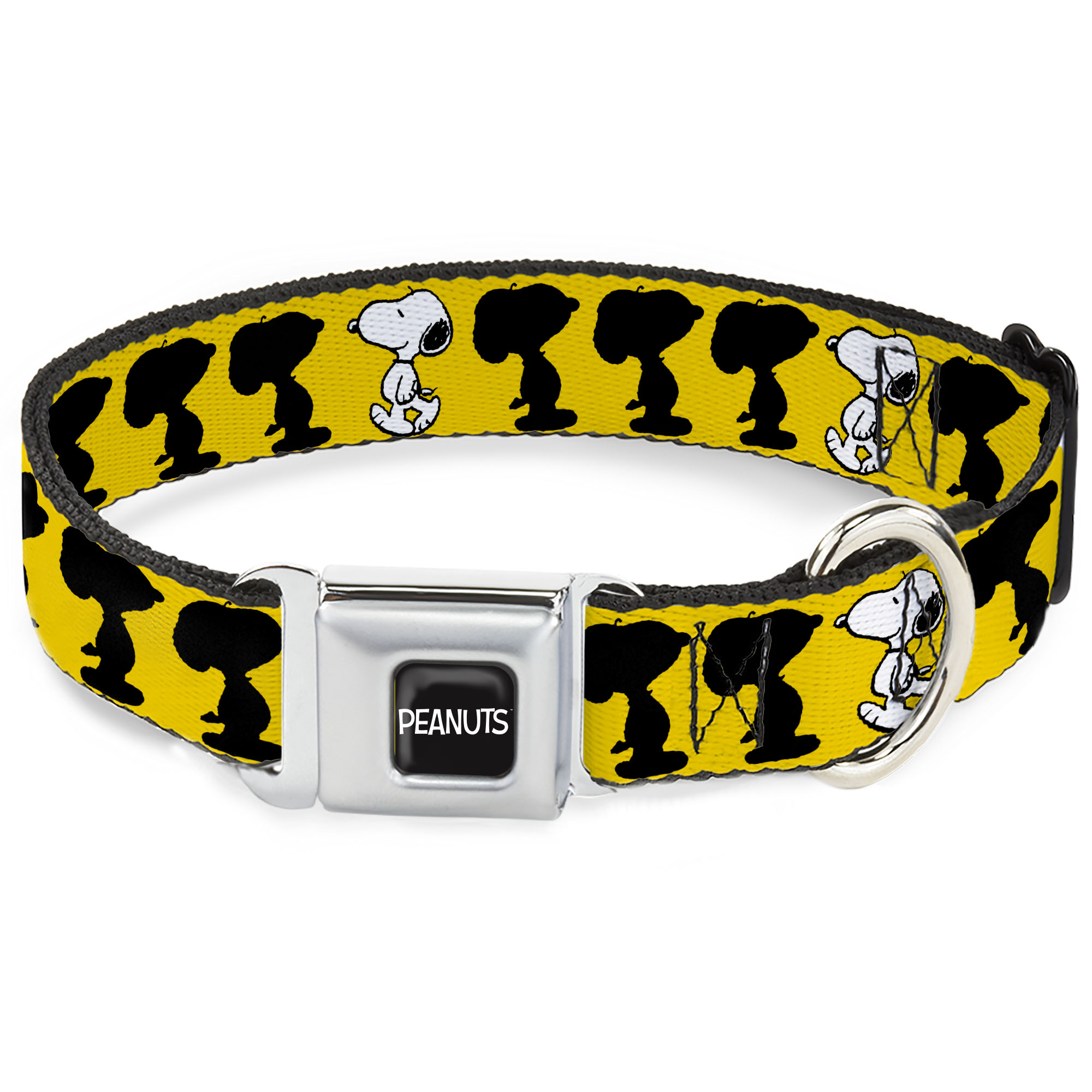 Dog Collar PNTM-PEANUTS Title Logo Full Color Black/White Peanuts 75th ...