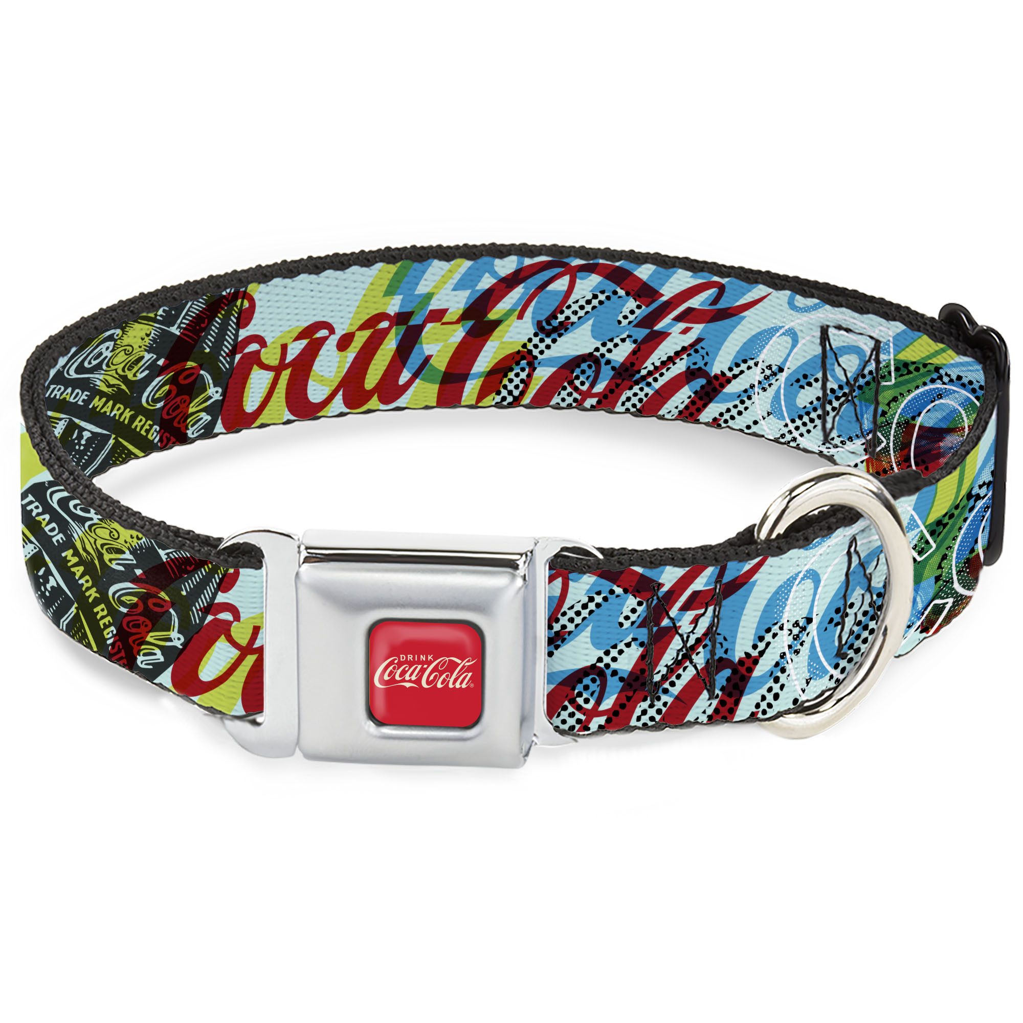 Dog Collar CKAA-DRINK COCA-COLA Logo Full Color Red/White COCA-COLA ...
