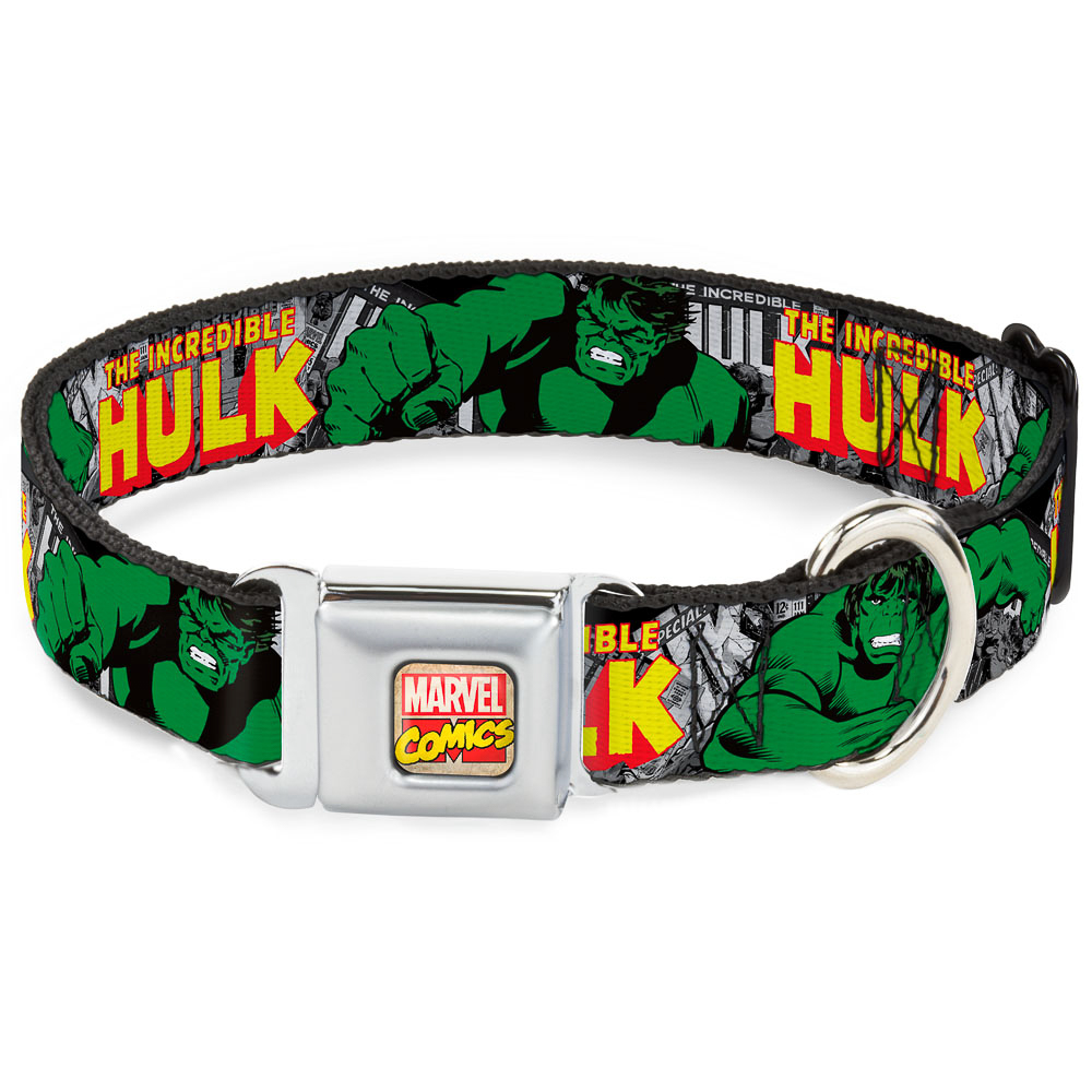 MARVEL COMICS Dog Collar AVA-Marvel Comics THE INCREDIBLE HULK Action ...