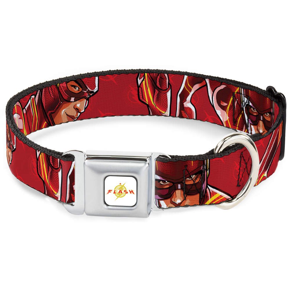 Dog Collar FLCO-FLASH 2023 Title Logo Full Color White/Yellow/Red The ...