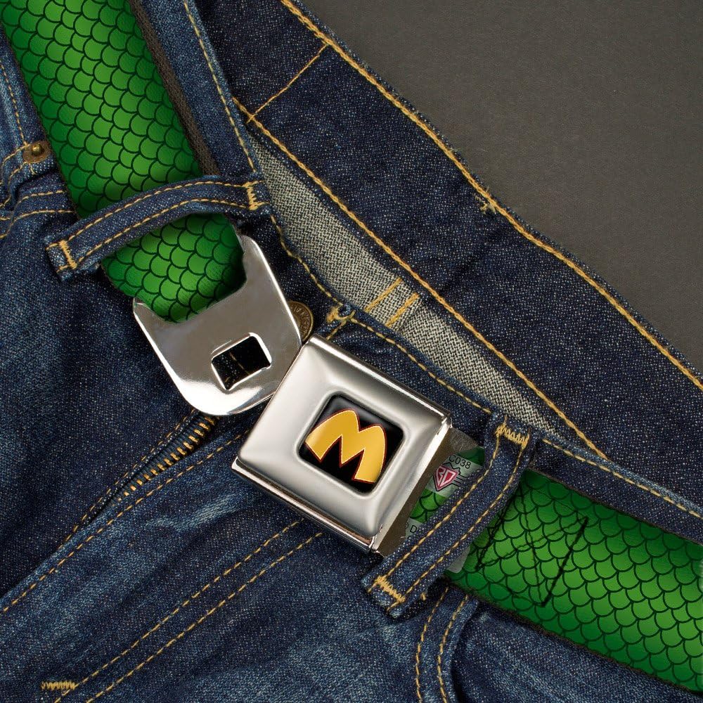 MERA LOGO FULL Color Black/Red/Gold Seatbelt Belt - Mera Bom (US IMPORT ...