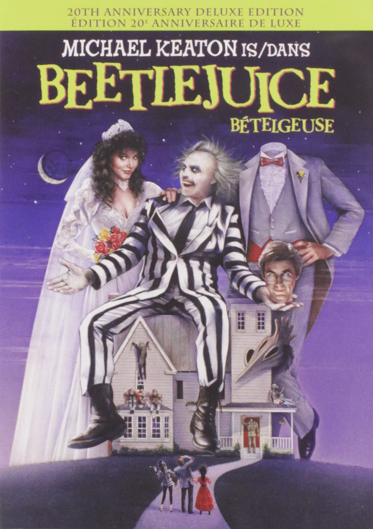 BEETLEJUICE DELUXE EDITION (DVD) Alec Baldwin Geena Davis Jeffrey Jones ...