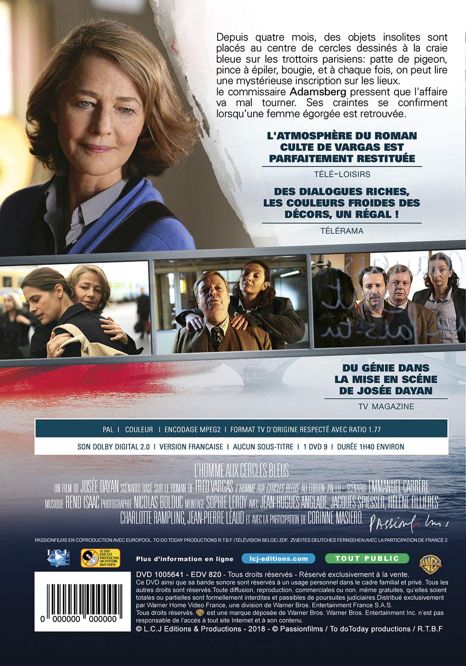 L'HOMME AUX CERCLES bleus (Import) Jean-Pierre Leaud Charlotte Rampling ...