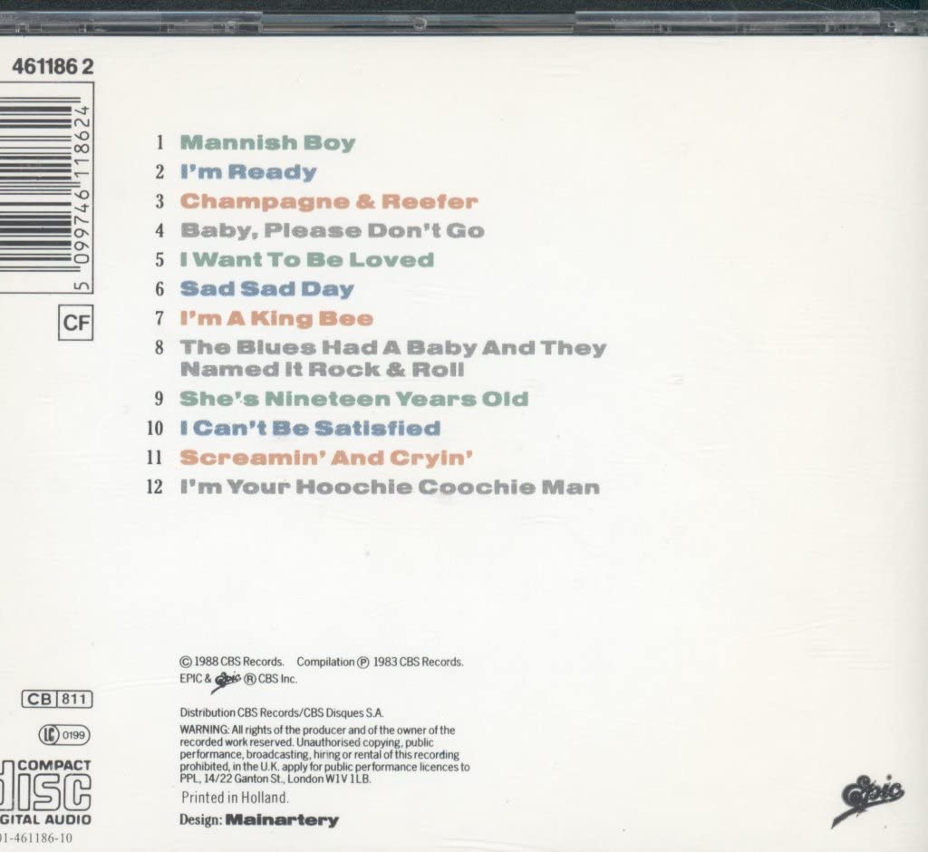 Hoochie Coochie Man [Epic] by Muddy Waters (CD, 1988) for sale online ...