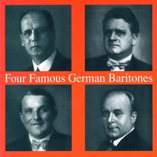 VARIOUS ARTISTS Four Famous German Baritones / Various (CD ...