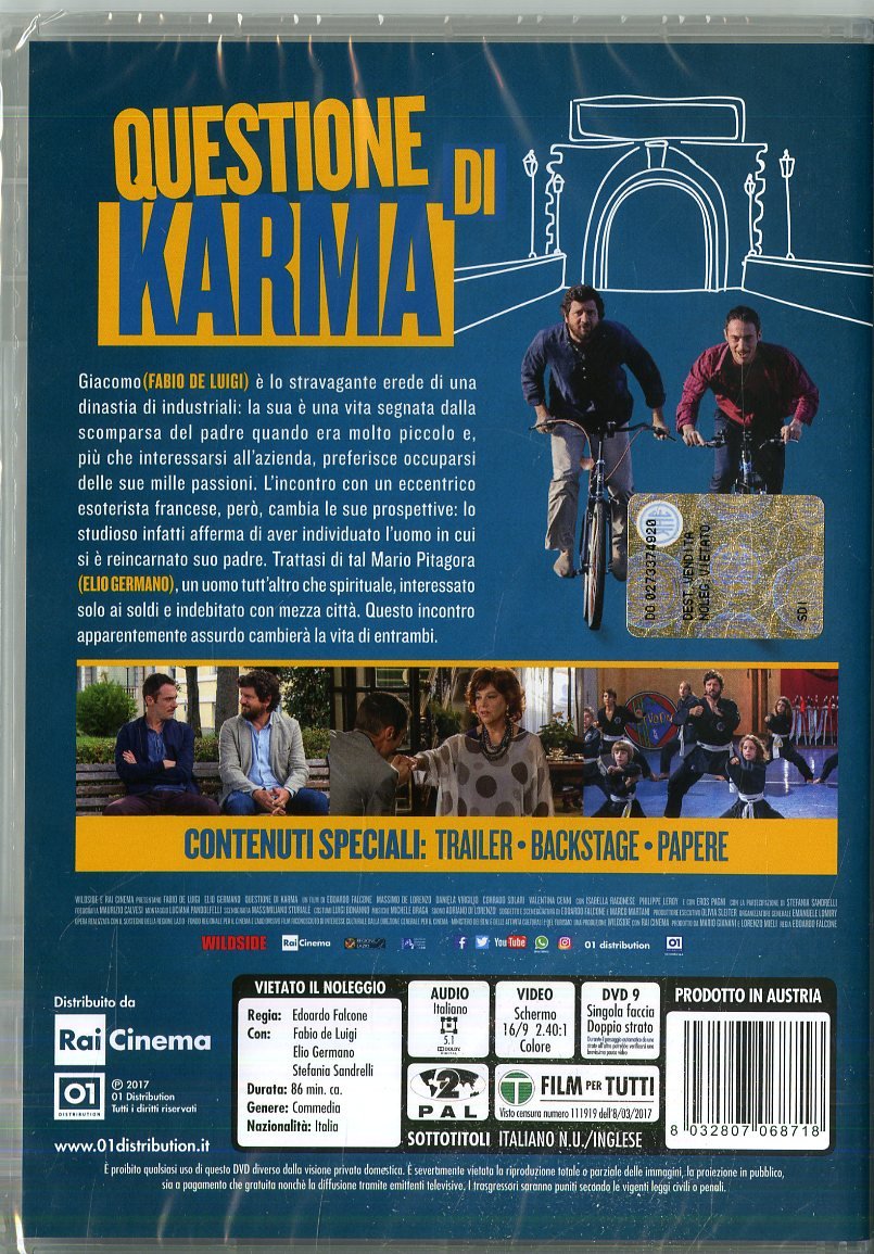 QUESTIONE DI KARMA (DVD) De Luigi Germano Sandrelli Pagni Ragonese $20. ...