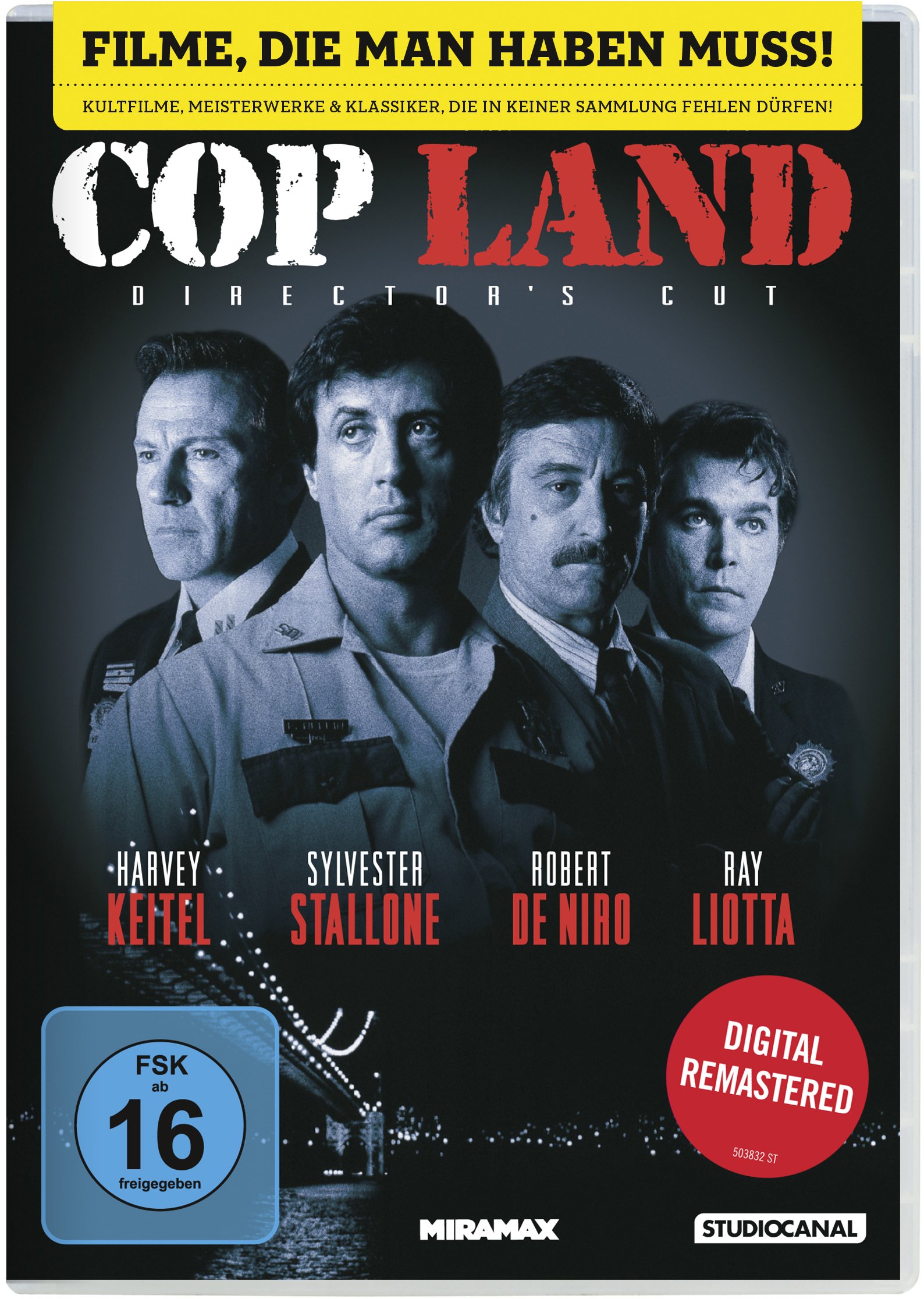 COP LAND (DVD) Stallone Sylvester Keitel Harvey De Niro Robert Liotta ...