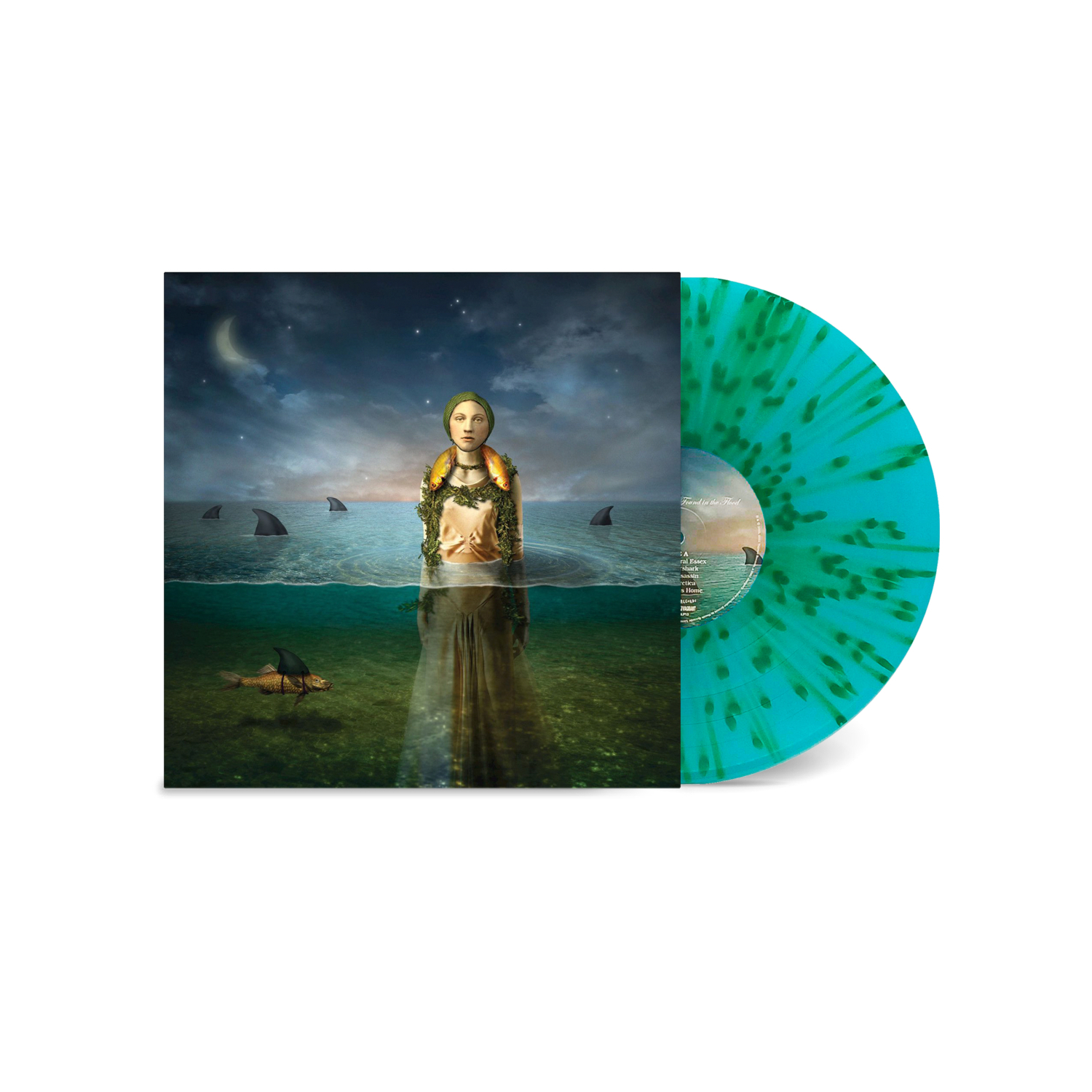 Found in the Flood-Blue & Green Splatter Colored Vinyl by Bled (Record ...