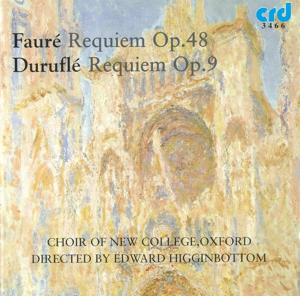 GABRIEL FAURE FAURÉ: Requiem, Op. 48/Duruflé: Requiem, Op. 9 (CD) Album ...
