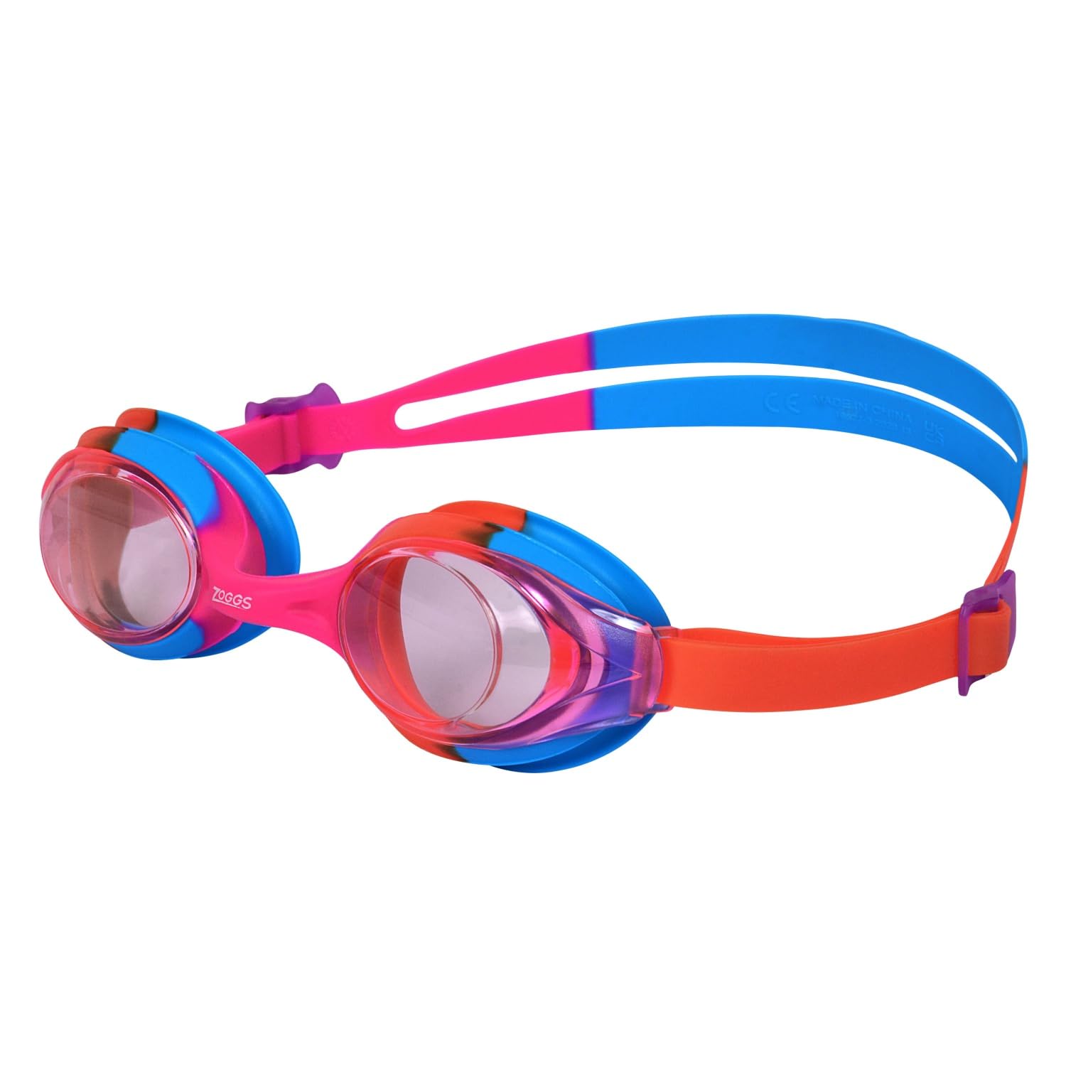 Zoggs Bondi Kids Swimming Goggles, UV Protection Swim Goggles, Slide ...