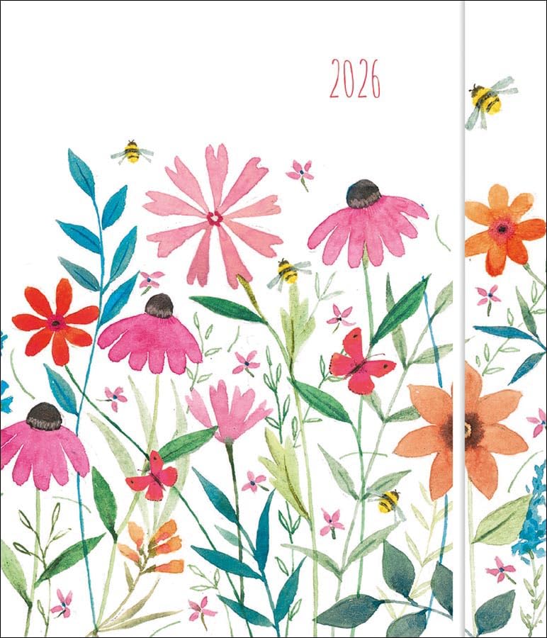 CAROUSEL WORLDWIDE, PRETTY Flowers 2026 Pocket Diary Planner $11.51 ...