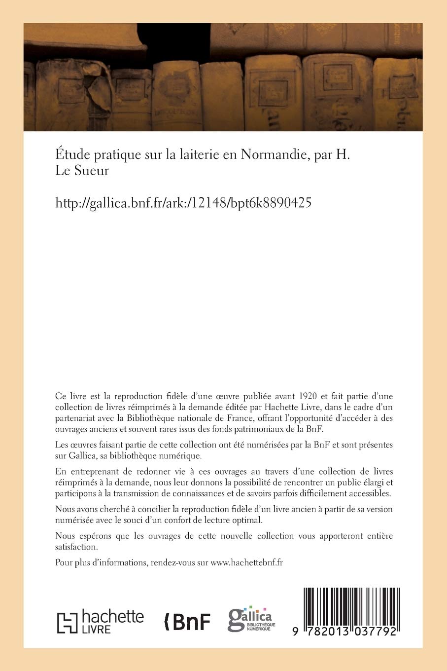 LE SUEUR-H ÉTUDE Pratique Sur La Laiterie En Normandie (Poche) EUR 22 ...